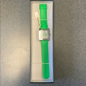 Chete & Laroche | Jewelry | New Chete Laroche Lime Green Watch | Poshmark